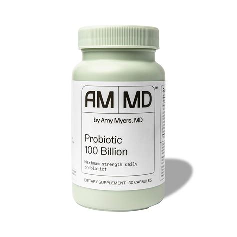 Probiotic Capsules 100 Billion Amy Myers Md