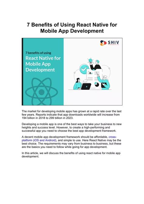 PPT Benefits Of Choosing React Native For Mobile Apps PowerPoint Presentation ID