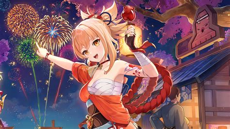 Build Yoimiya Genshin Impact Terbaik Gadis Kembang Api Dari Hanamizaka
