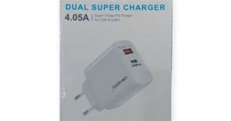 Qihang Φορτιστής Χωρίς Καλώδιο με Θύρα Usb A και Θύρα Usb C 65w Power