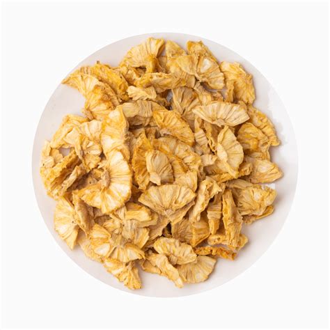 Organic Dehydrated Pineapple Tidbits Sawsiri Organic