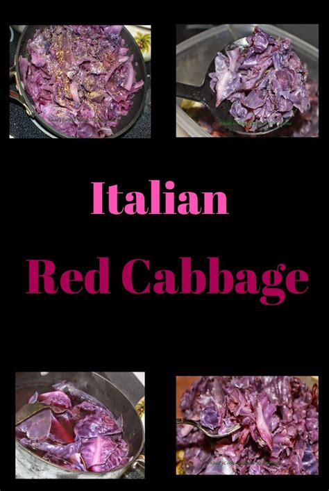 Italian Red Cabbage Recipe Recipe Red Cabbage Recipes Red Cabbage