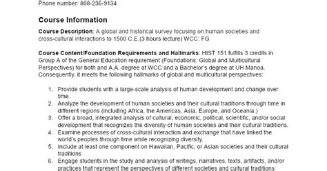 HIST Syllabus Summer Online Asynch Google Docs