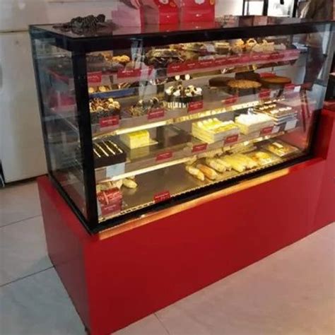 SS And Glass Rectangular Sweet Display Counter For Restaurant At Best Price In Rajkot