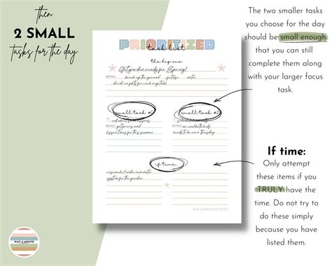 Simple Prioritized Task List Printable For Busy Moms To Do Etsy Simple Prioritized Task List Printable For Busy Moms To Do Etsy