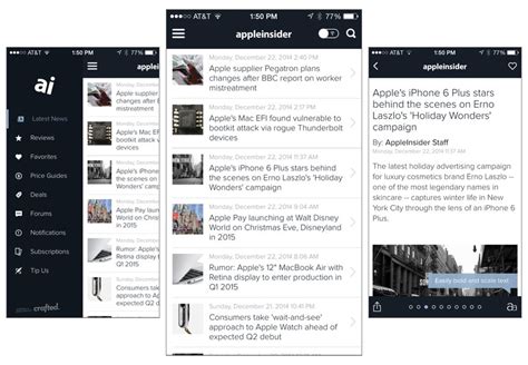 Appleinsiders Ios App Updated With Dismissible Plus Trial Option