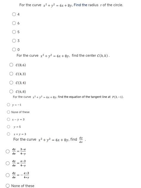 Solved PLEASE ANSWER THE FOLLOWING EQUATIONS Chegg
