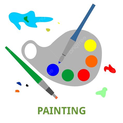 Vector Pintura Paleta De Colores Vector Pintura Vector Png Paleta De