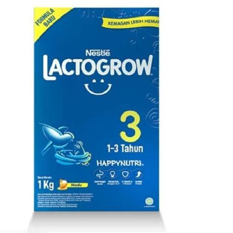 Jual Nestle Lactogrow 3 Susu Pertumbuhan Rasa Madu 1 3 Tahun Box 1 Kg