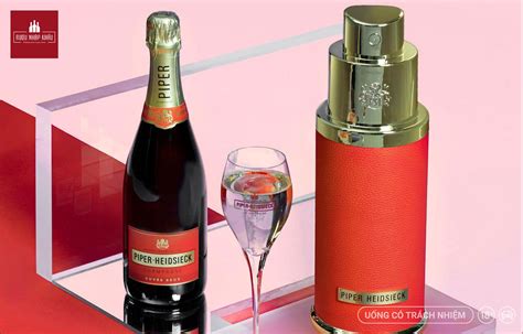 Sức Hút Từ Chai Rượu Sâm Panh Champagne Piper Heidsieck Cuvée Brut