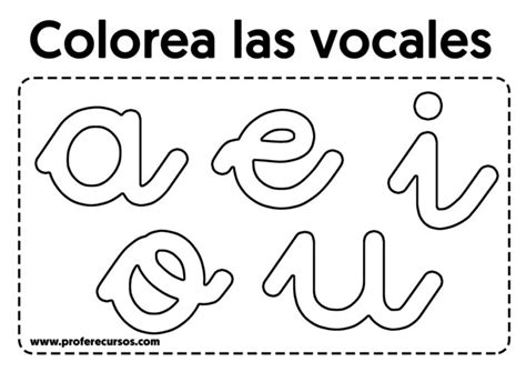 Imagenes De Las Vocales Animadas Para Colorear Vocales Para Imprimir Riset