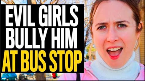 Evil Girls Bully Him At The Bus Stop What Happens Next Will Shock You