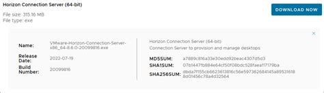 Vmware Horizon Upgrade Horizon Connection Servers To V 2206