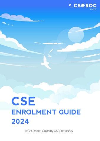 CSE Enrolment Guide 2024 By Csesoc Issuu