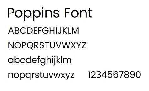 Poppins Font By Krazeekartoonz On Deviantart