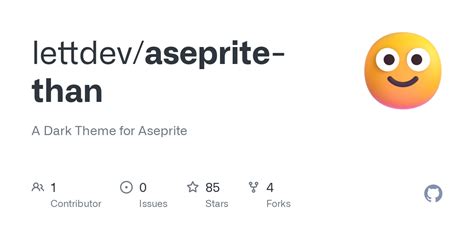GitHub Lettdev Aseprite Than A Dark Theme For Aseprite