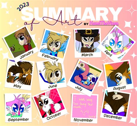 Hazels Art Summary 2023 By Hazelthevixen On Newgrounds