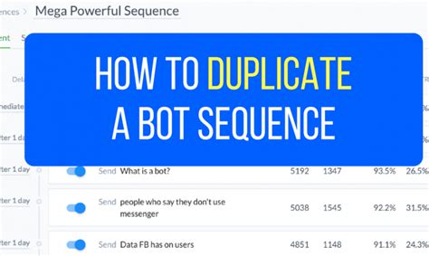 how to duplicate a bot sequence in 57 seconds bot academy