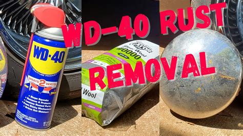 Wd 40 To Remove Rust From Chrome Youtube