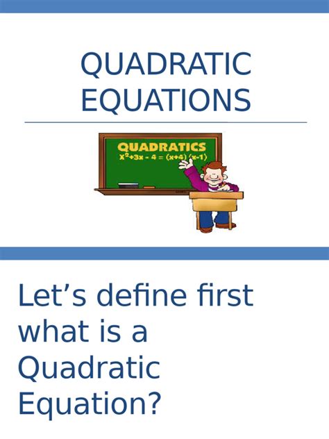 Lesson 1 Quadratic Equation 1explore Explain Pdf Equations