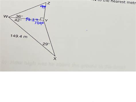 Solved Range 4 A Surveyor Constructed The Diagram Below To Measure