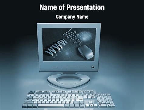 Computer Internet Connection PowerPoint Templates Computer Internet Connection PowerPoint