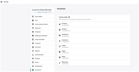 How To Use Shopify 2 0 Metafields With Customer Fields