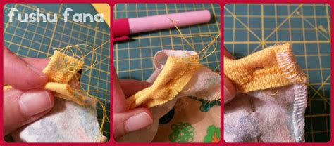 FushuFana Tutorial Cómo ribetear cuellos y puños