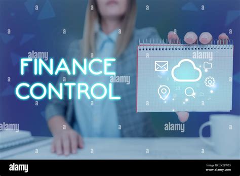 conceptual display finance control word written on procedures that are
