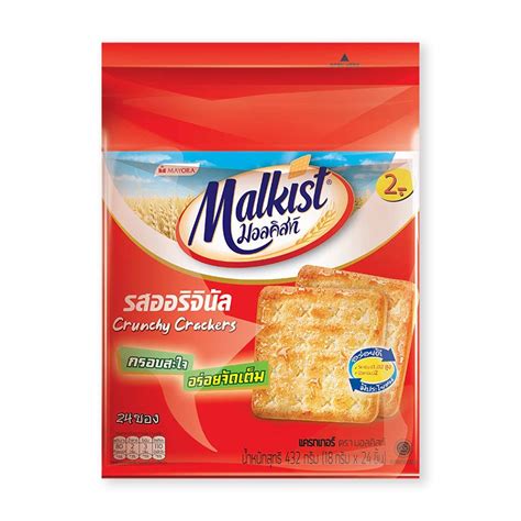 มอลคิสท์ แครกเกอร์ รสออริจินัล 18 ก 24 ชิ้น Makro Pro
