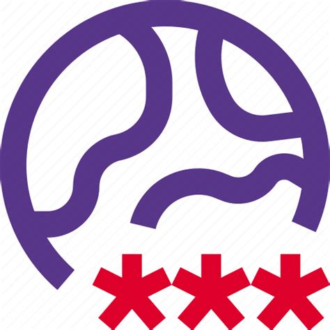 Globe Password Security Icon Download On Iconfinder