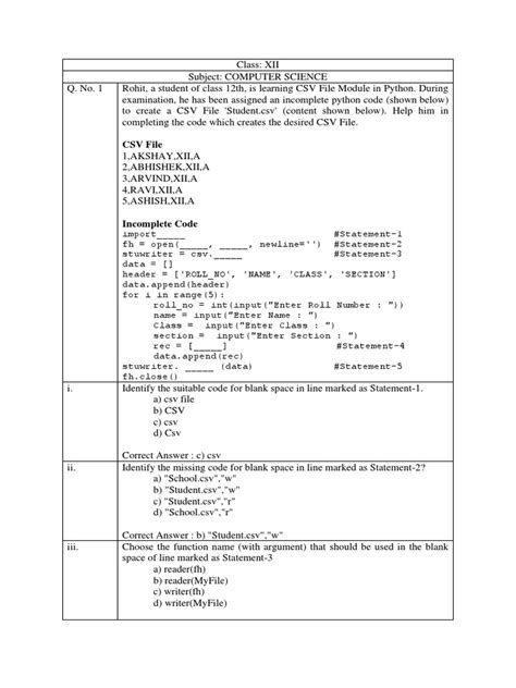 Computer Science Xii Pdf Queue Abstract Data Type Network Topology