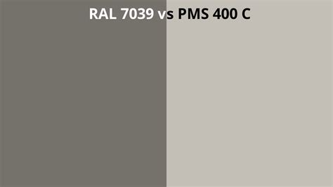 Ral 7039 Vs Pms 400 C Ral Colour Chart Uk