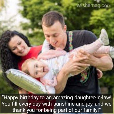 Happy Birthday To Our Daughter In Law Es