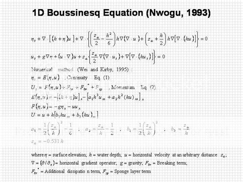 Boussinesq Equation