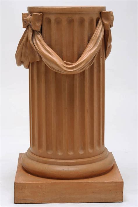 Tuscan Terracotta Column At 1stdibs