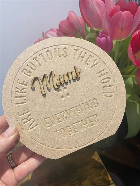 18mm Free Standing Button Manchester Laser Cuts