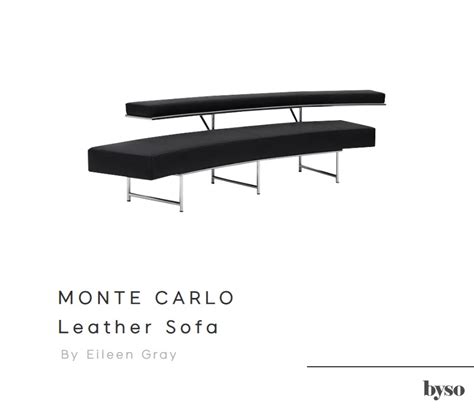 몬테 카를로 Monte Carlo 레더 소파 거실 쇼파 By Eileen Gray 바이소