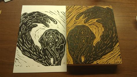 Linoleum Block Printing 6 Steps With Pictures Instructables