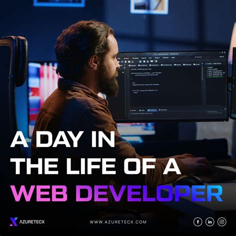 Azuretecx On Linkedin Webdeveloper Techcareer Dayinthelife Coding Webdevelopment