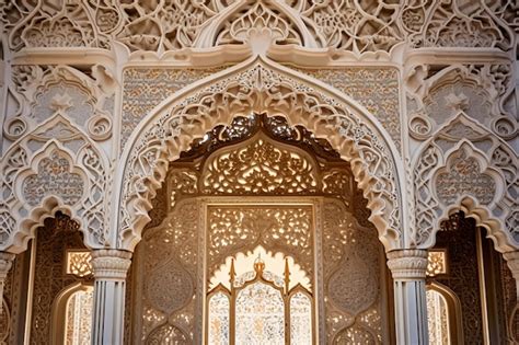 Premium Photo Inside Interior Of The Mosque Is An Excellent Example Of Traditional Arch