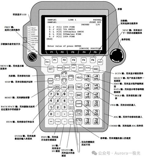 第9期 发那科机器人示教器详细介绍 知乎