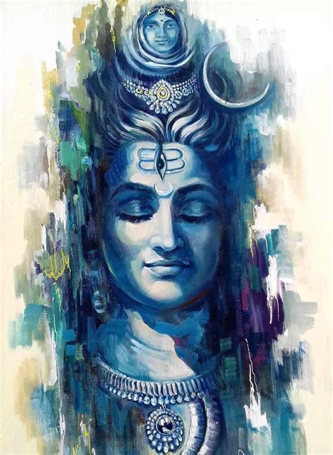 Lord Shiva Acrylic Painting My Xxx Hot Girl