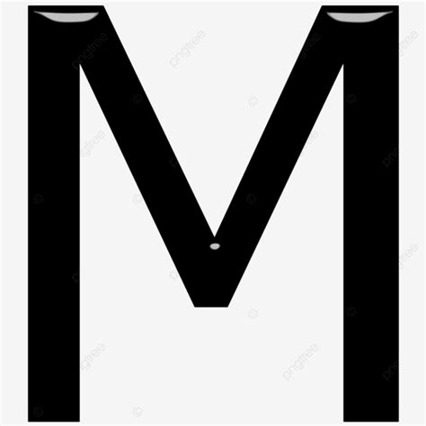 حرف M ثلاثي الابعاد الرسم رأس المال أنيق Png صورة للتحميل مجانا