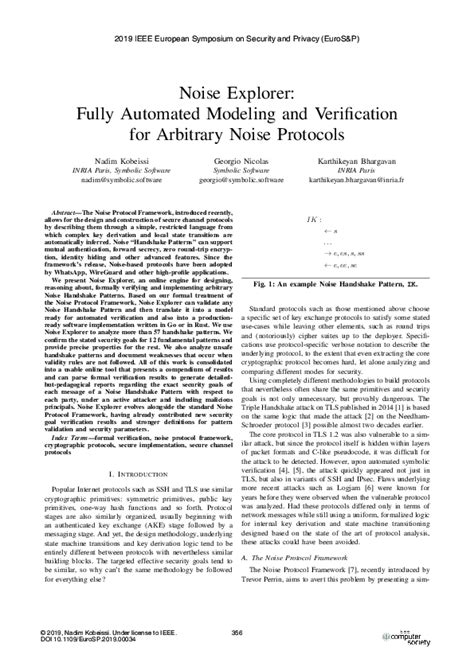pdf noise explorer fully automated modeling and verification for
