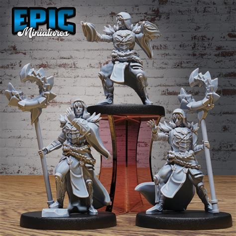 3d printable guild sorcerer set demonic wizard devil humanoid