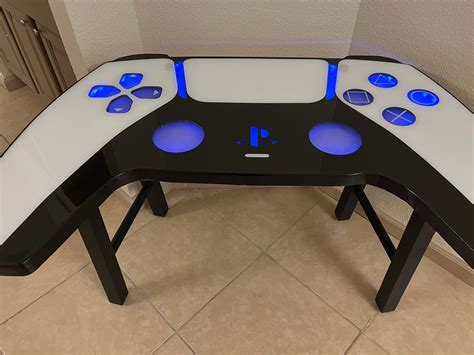 Ps5 Led Epoxy Table Etsy