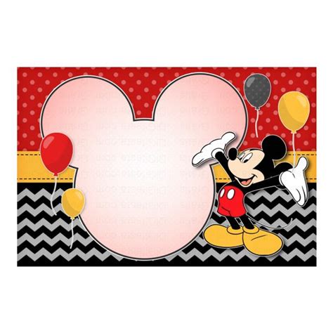 Convite Circo Do Mickey Para Editar