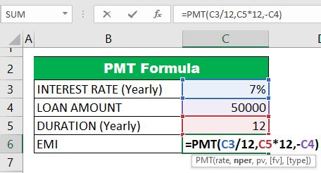 PMT Function In Excel Advance Excel Course