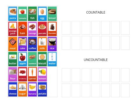 Go Getter 2 Unit 2 2 Countable And Uncountable Group Sort